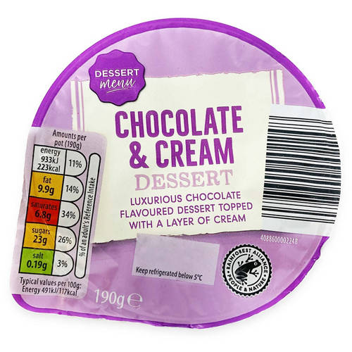 Chocolate & Cream Luxurious Dessert | ALDI UK